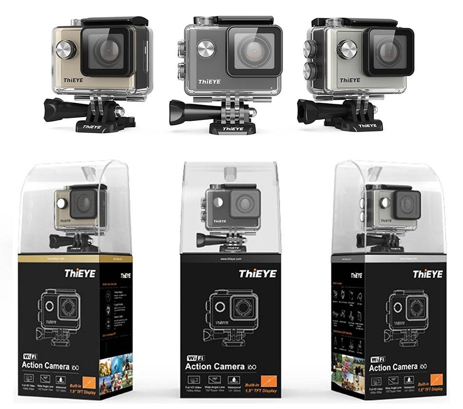 ThiEYE i60 WIFI 4K Sports Action Camera Video Camcorder 12MP 1080P Full ...