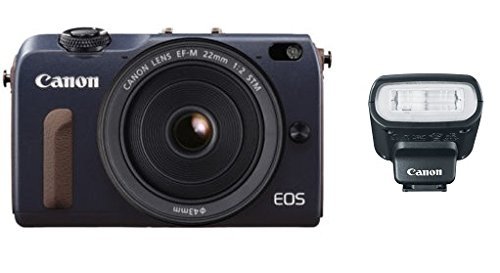 Canon EOS M2 Mirrorless Digital Camera with EF-M 22mm f/2 STM Lens + 90 ...