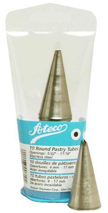 Ateco 10-Piece Star Pastry Tip Set in Tube free image download