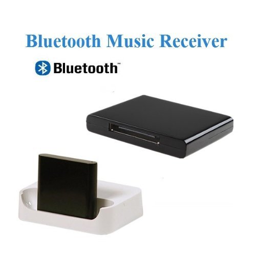 AGPtek® Wireless Bluetooth Audio Music Receiver and Adapter (black with ...