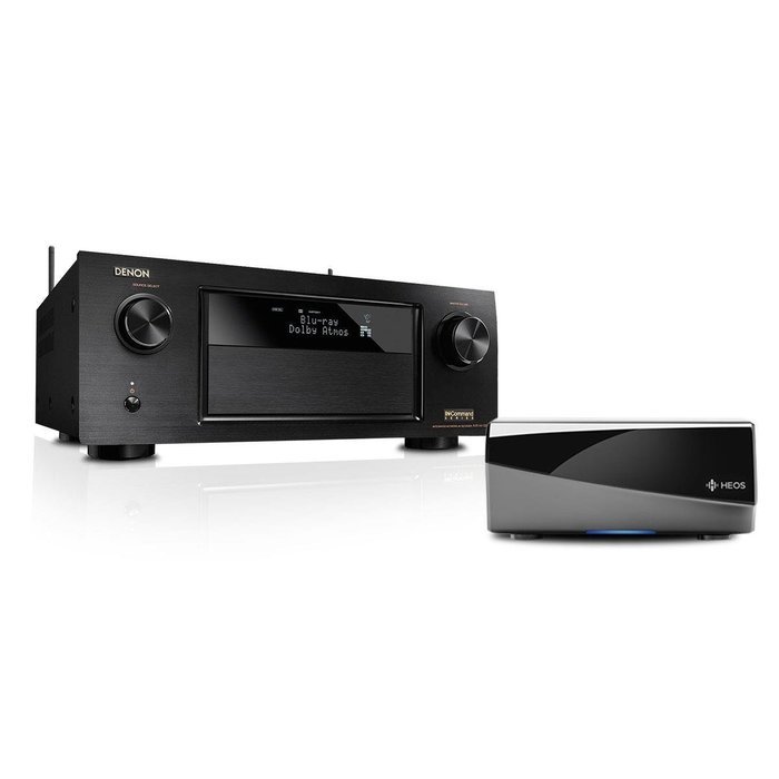 Denon AVR-X4100W 7.2 Channel Receiver with HEOS Link Wireless Pre ...