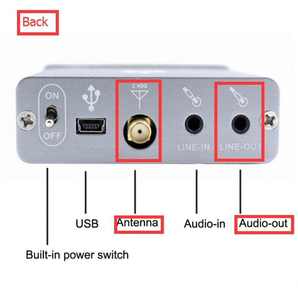 JKY Wireless Hi-Fi 4.0 Bluetooth Audio Receiver - X2 N4 free image download
