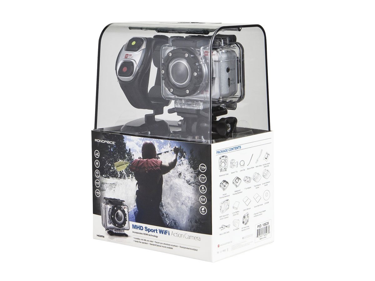 Monoprice 110629 MHD Sport Wi-Fi Action Camera N3 free image download