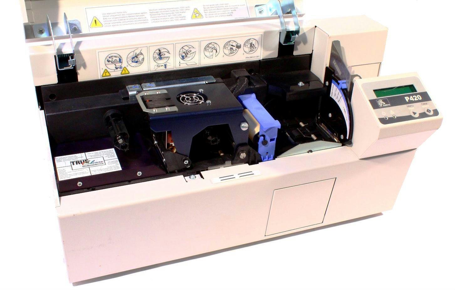 Zebra P420C Dual-Sided Color ID Card Thermal Printer P420C-0000P ...