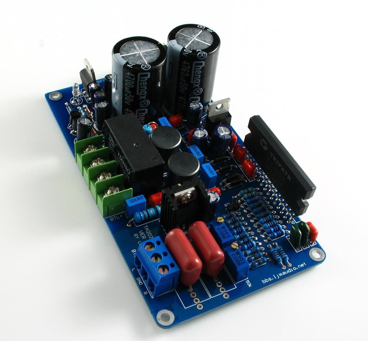 LJM TA2022 class T Power amplifier board kit 50W-150W AC22V-0-AC22V ...