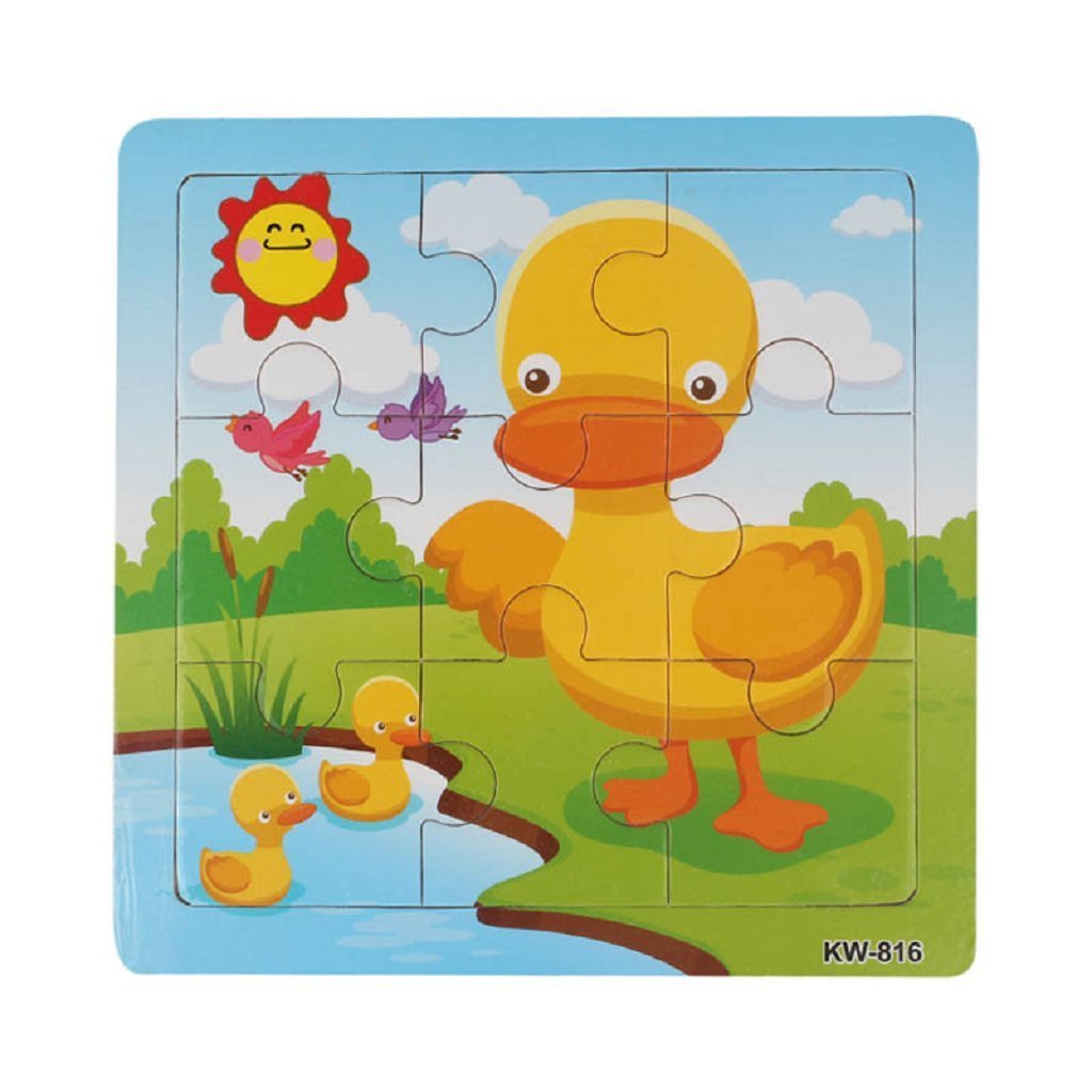 Duck Puzzles Toys ，BeautyVan Wooden Duck Jigsaw Toys Intelligence ...