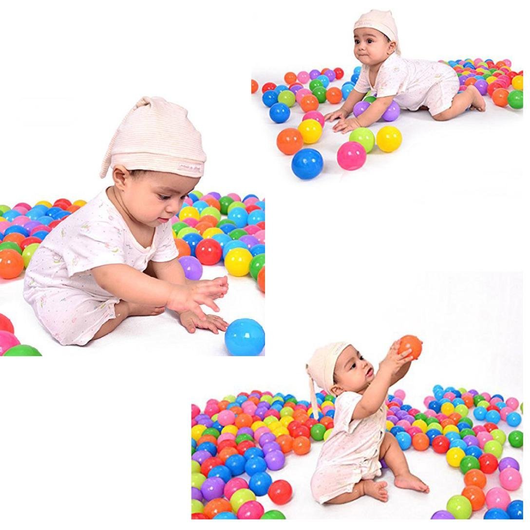 Colorful Ball,BeautyVan 100pcs Colorful Ball Fun Ball Soft Plastic ...