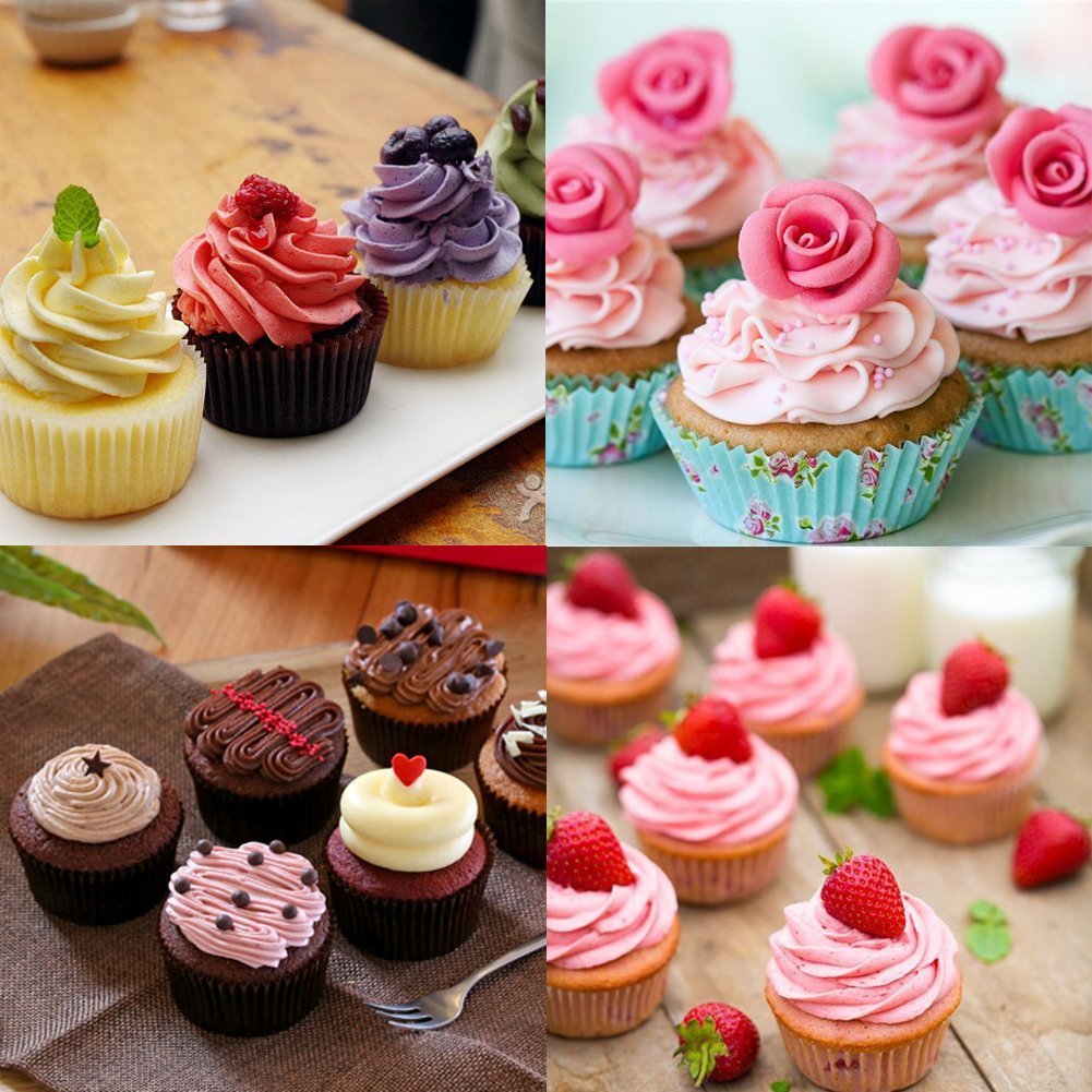 GDEALER Cake Decorating Tips Sets Professional 26-Pack Icing Tip Set ...