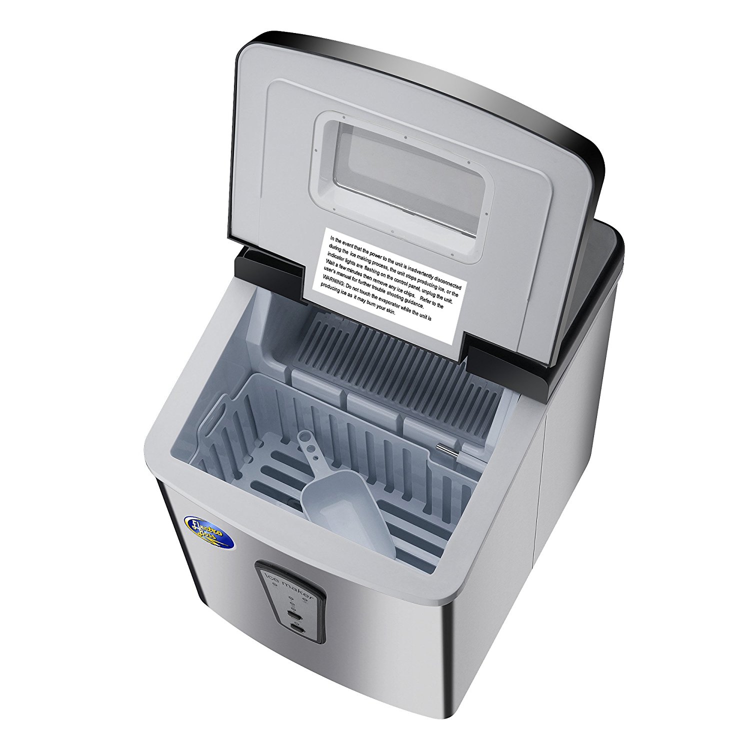 Ice Boss Pro Stainless Steel Portable Ice Maker Machine High Output Ice ...