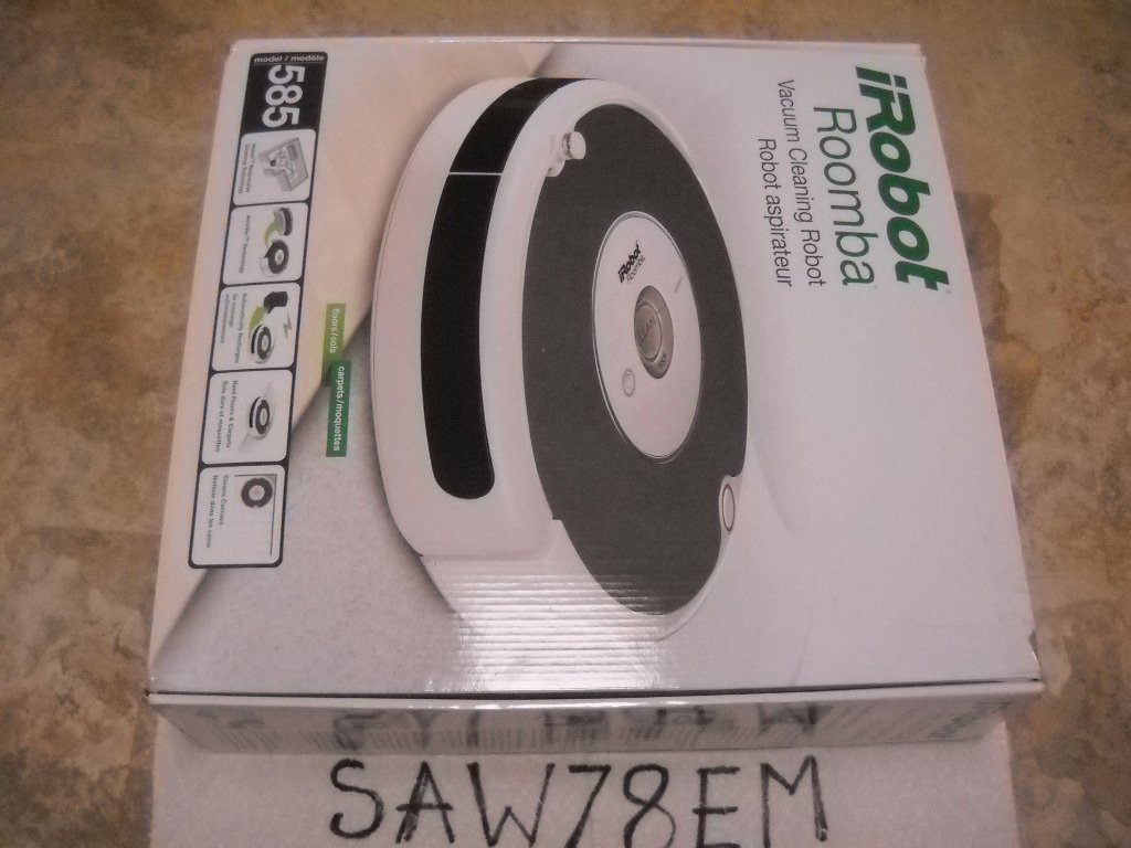 Irobot® Roomba® 585 Vacuum Cleaning Robot with AeroVac Technology N2 ...