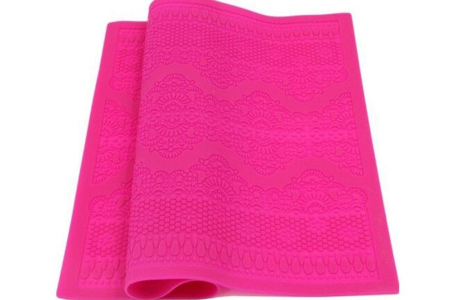 Z-Color Flower Pattern Silicone Mat Sugar Cake Kitchen Lace Embossed ...