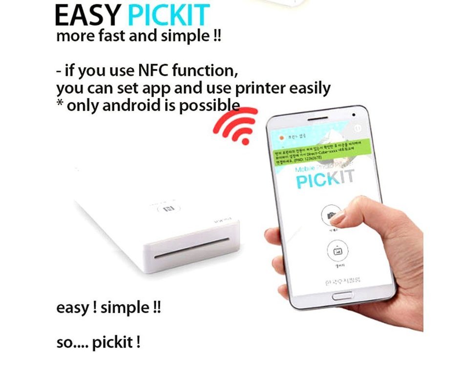 Fujifilm smartphone printer pickit portable for Android iphone galaxy LG optimus IOS NEW N5 free ...