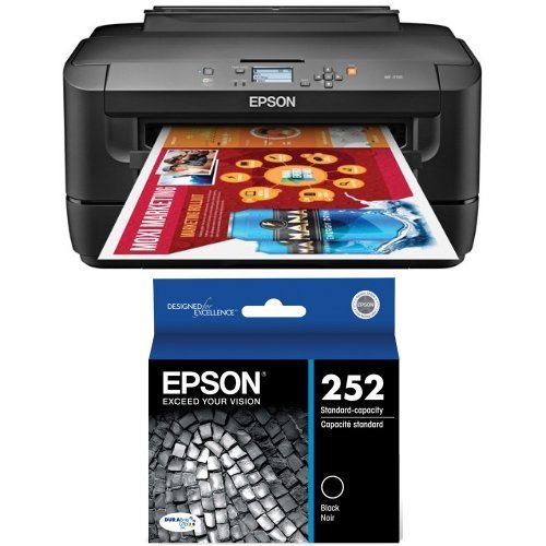 Epson WorkForce WF-7110 Wireless and WiFi Direct, Wide-Format Color ...