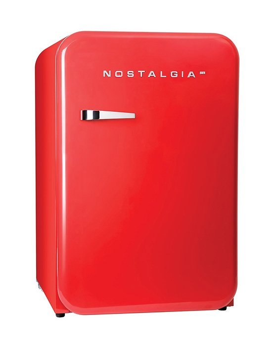 Nostalgia RFF38SDRD Retro Series 3.8-Cubic Foot Refrigerator with ...