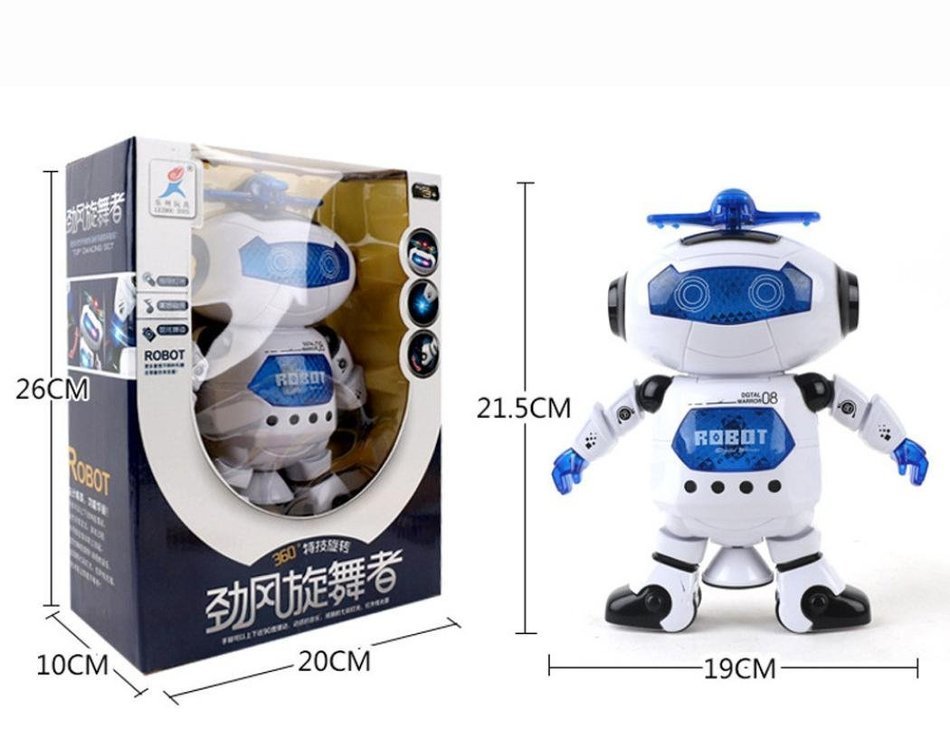 Robot Toys ，BeautyVan Electronic Walking Dancing Smart Space Robot Music Light Toys N5 free ...