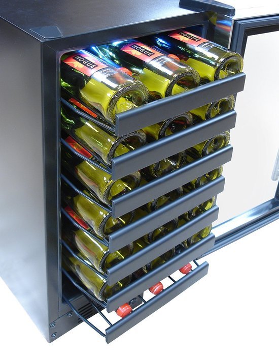 Vinotemp VT-32TSFE-SM 33-Bottle Mirrored Touch Screen Wine Cooler ...