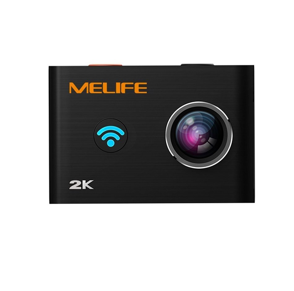 MELIFE I3 Action Camera, 2K WIFI Sports Action Cam IP68 30M Waterproof Helmet Camera with Built ...