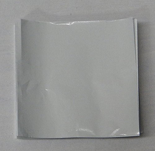 500 6" X 6" White Confectionery Foil Wrappers Candy Wrappers Candy ...