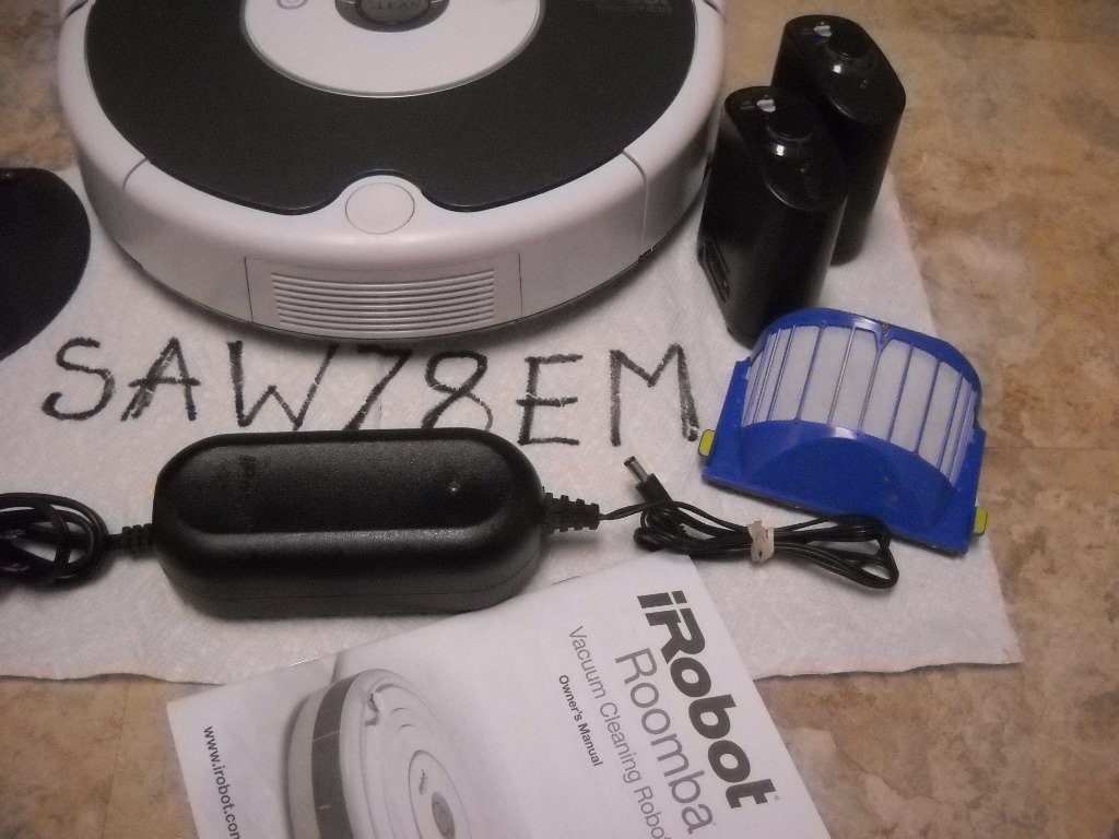 Irobot® Roomba® 585 Vacuum Cleaning Robot with AeroVac Technology N5 ...