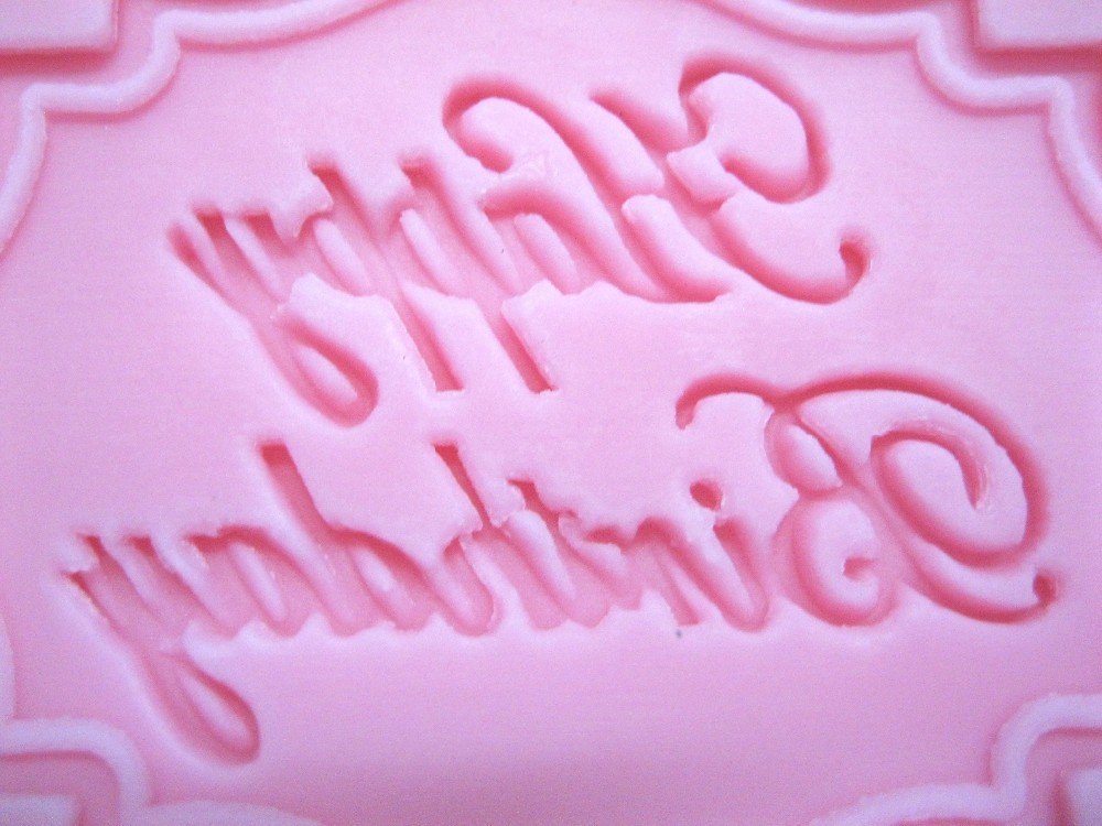 Anyana Silicone Fondant Happy Birthday Mould Cake Decorating Tool ...