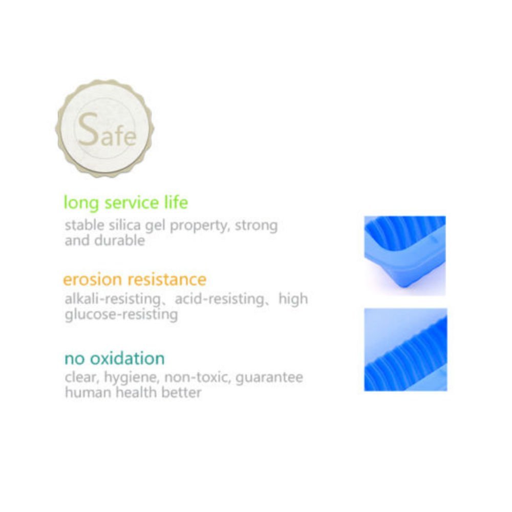 Food-Grade Silicone Loaf Square Wave Bottom Bread Cake Mold Baking Pan ...