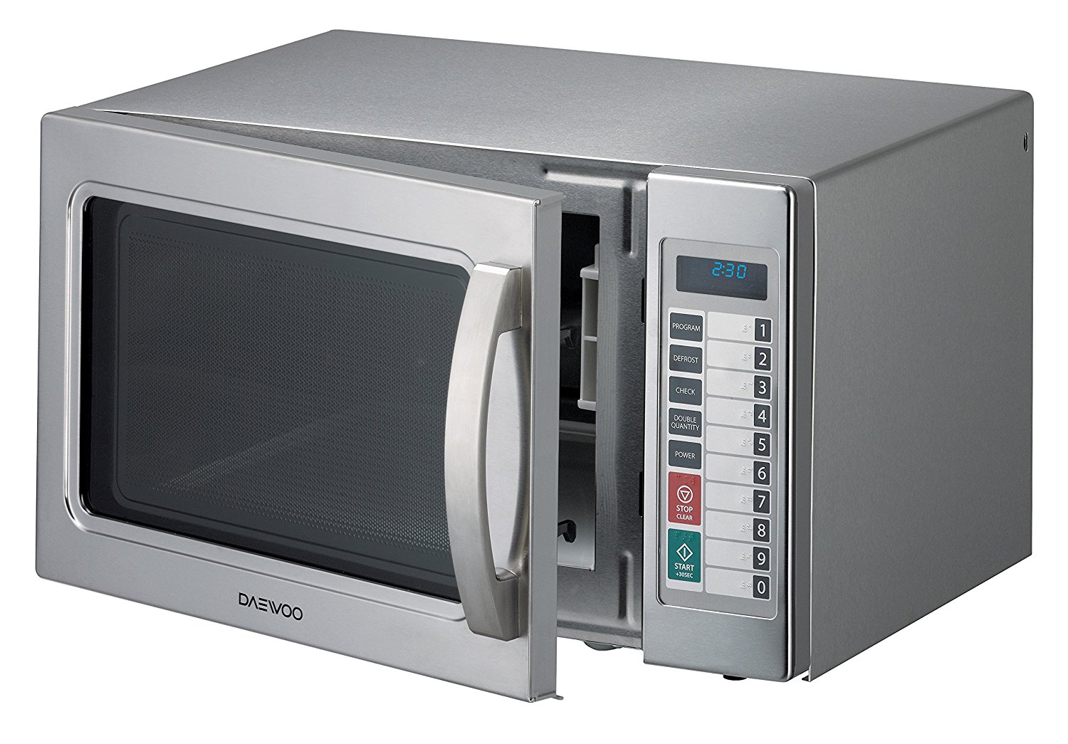 Daewoo Stainless Steel 1.0 Cu Ft Commercial Microwave Oven 1,000W | KOM ...