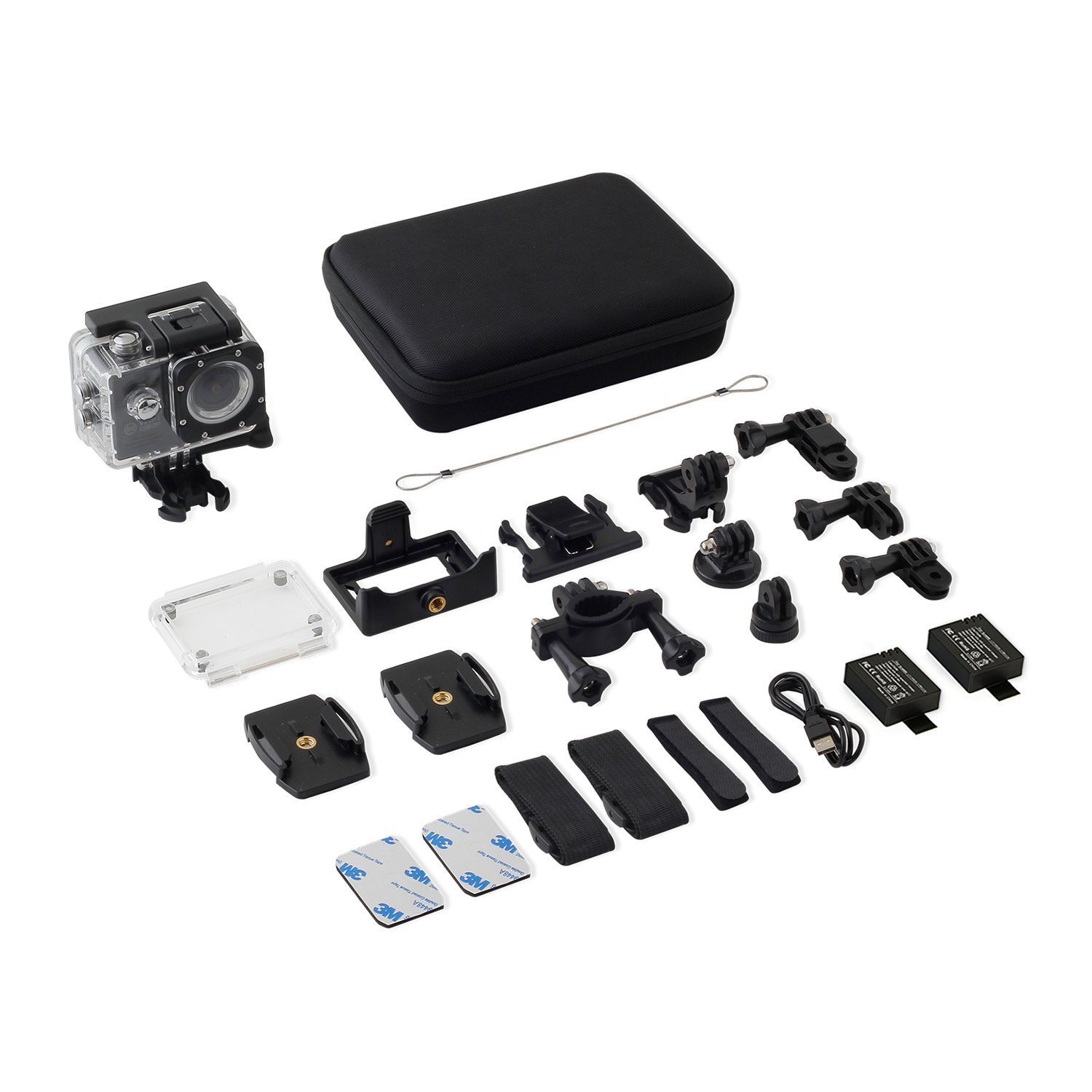 APEMAN A80 Action Sports 4K Camera Ultra WiFi HD skiing cam 170º Wide ...