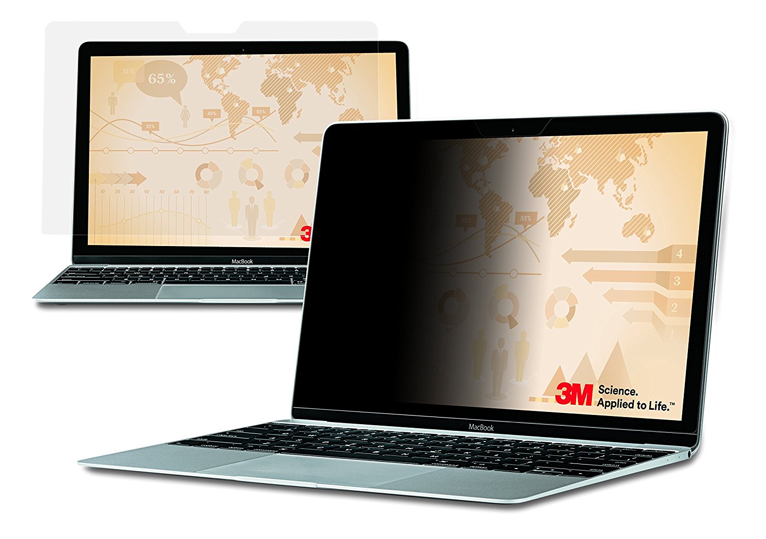 3M Gold Privacy Filter for Widescreen Laptop 13.3" (GPF13.3W) N48 free image download