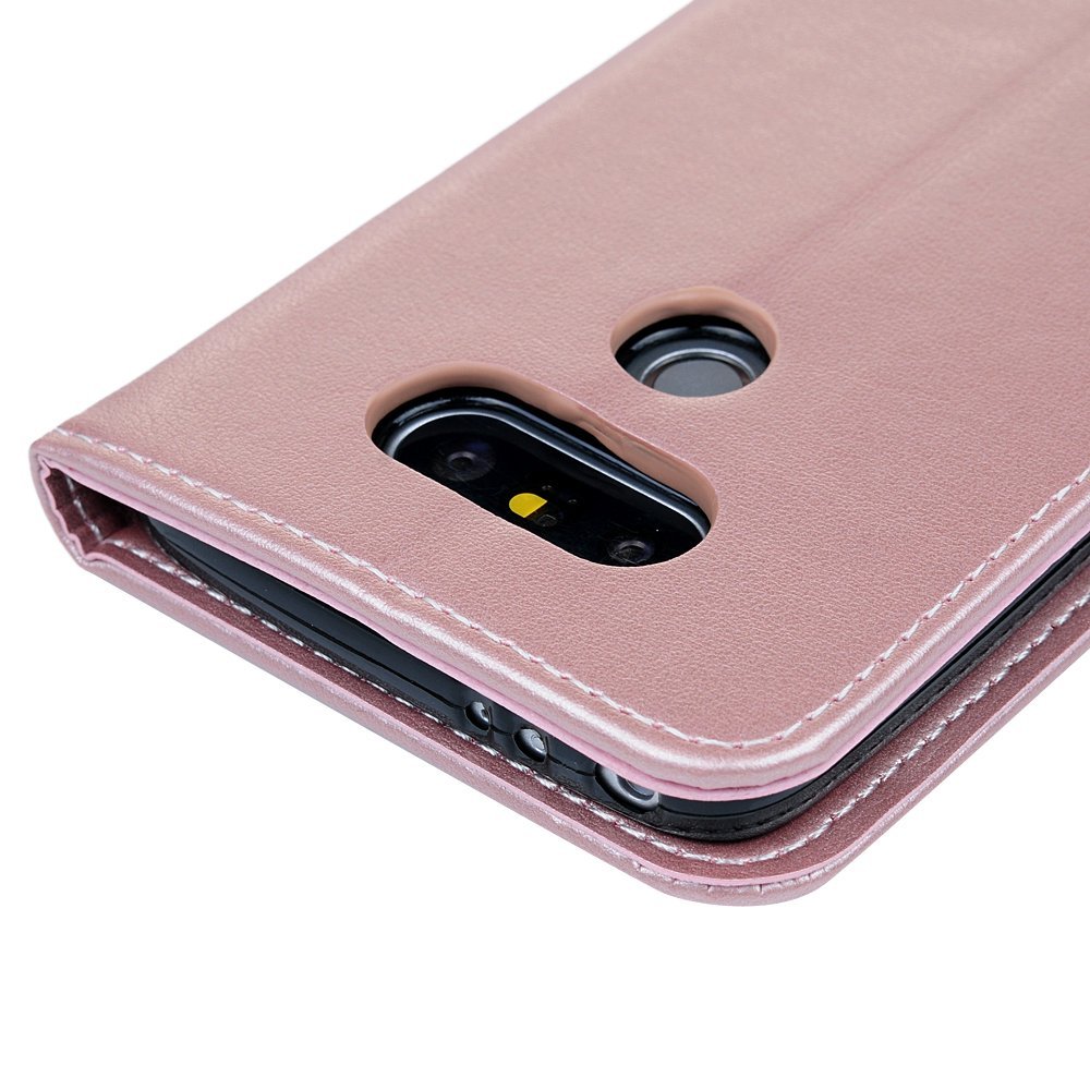 LG G5 Case,LG H868 Case - Wallet Folio Flip Magnetic Smart Closure ...