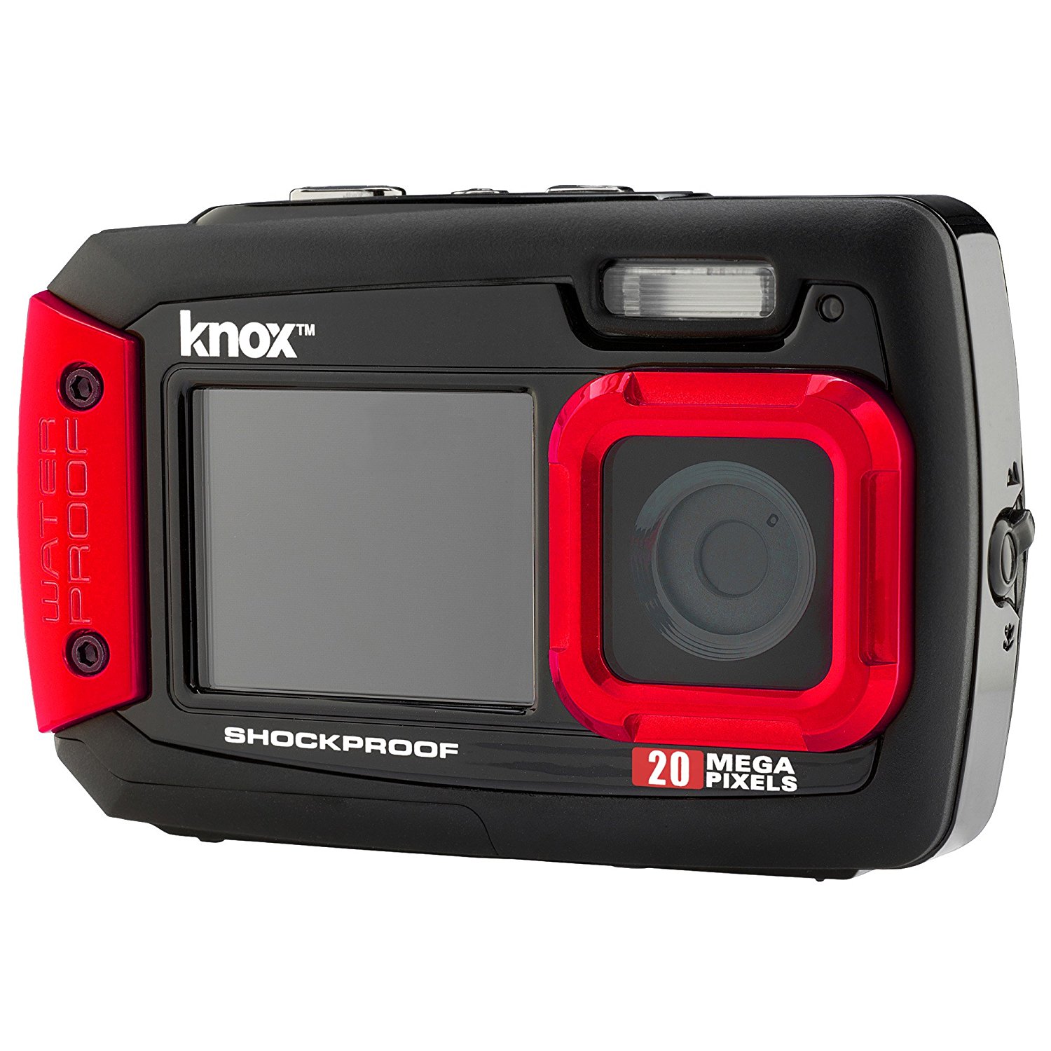 Knox Dual LCD Display 20MP Waterproof & Shockproof Digital Camera ...
