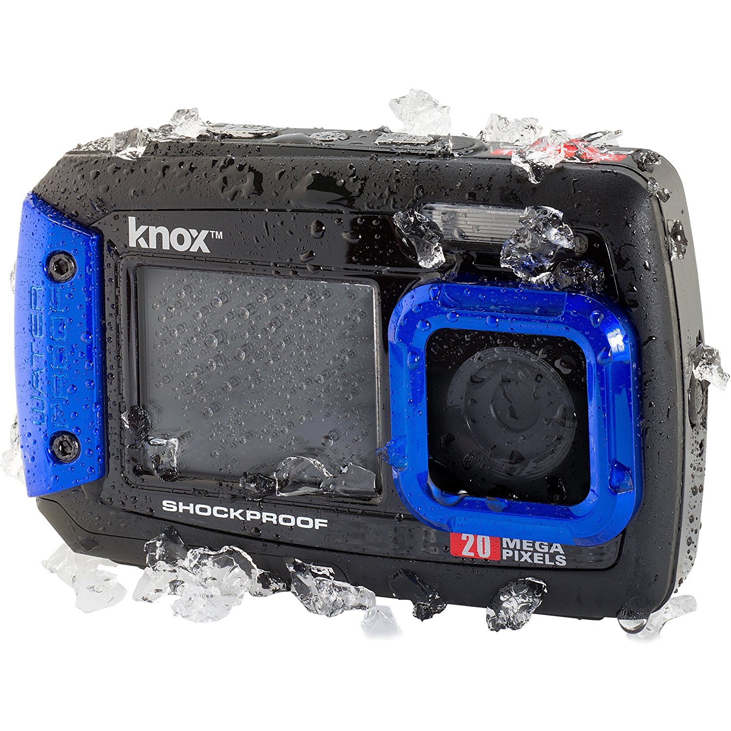 Knox Dual LCD Display 20MP Waterproof & Shockproof Digital Camera ...