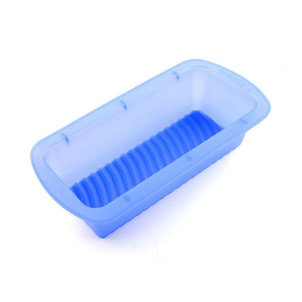 Food-Grade Silicone Loaf Square Wave Bottom Bread Cake Mold Baking Pan ...