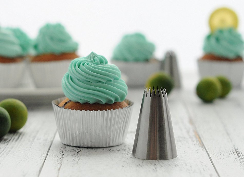 BeBeFun 304 Stainless Steel Extra-Large/ Jumbo Classical Cup Cake ...