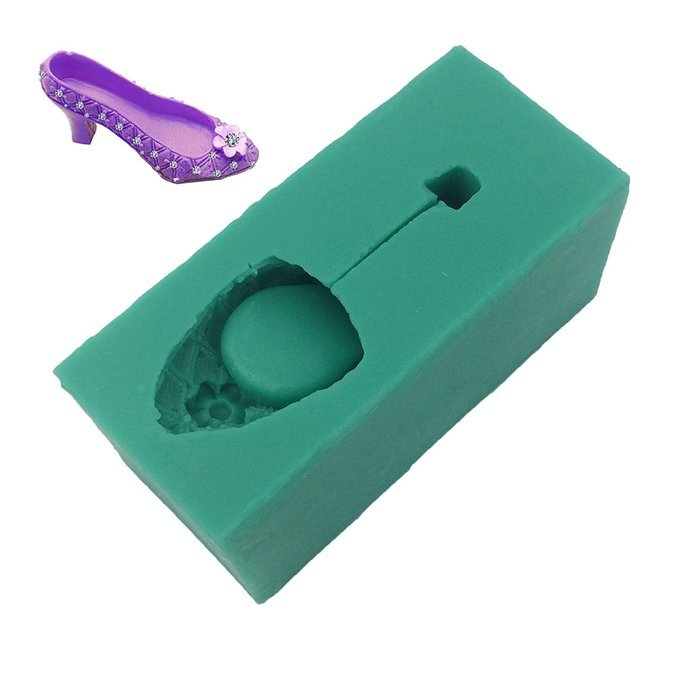 3D High Heels Pumps Candy Fondant Chocolate Mold for Cake Decoration ...