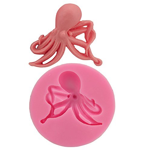 Let'S Diy Octopus Shaped 3D Silicone Cake Fondant Mold Cake Decorating ...