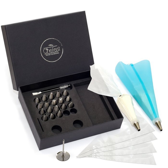 Cake Decorating Tip Set by Chefast - Perfect for Cakes, Cupcakes, and ...