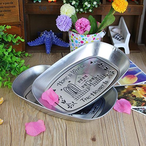 4pcs retro candy dish dried fruit plate serving tray cake dishes ...