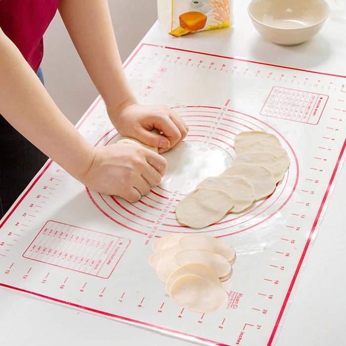 GogoForward Silicone Fiberglass Baking Sheet Rolling Dough Pastry Cakes ...
