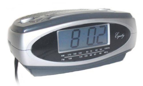 EQUITY 44100 Insta-Set Clock Radio with 1" LCD free image download