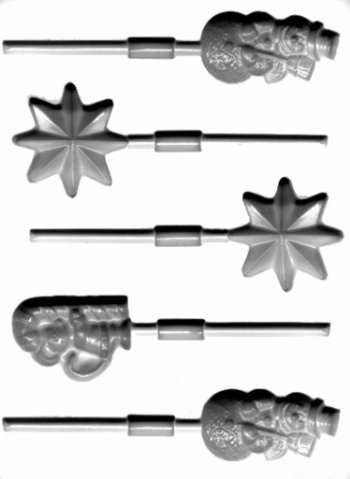 Christmas Assortment Suckers Hard Candy Mold [Kitchen] [Kitchen] free ...