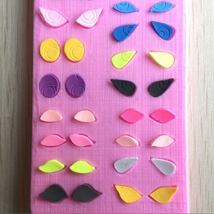 Karen Baking Different Kind Of Small Eyes Shape 3D Silicone Cake Mold ...