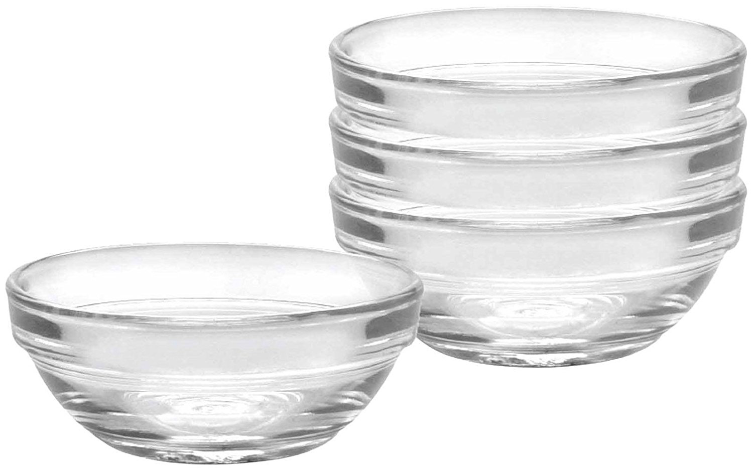 Duralex Clear Stacking Bowl (6cm) Pack of 4 free image download