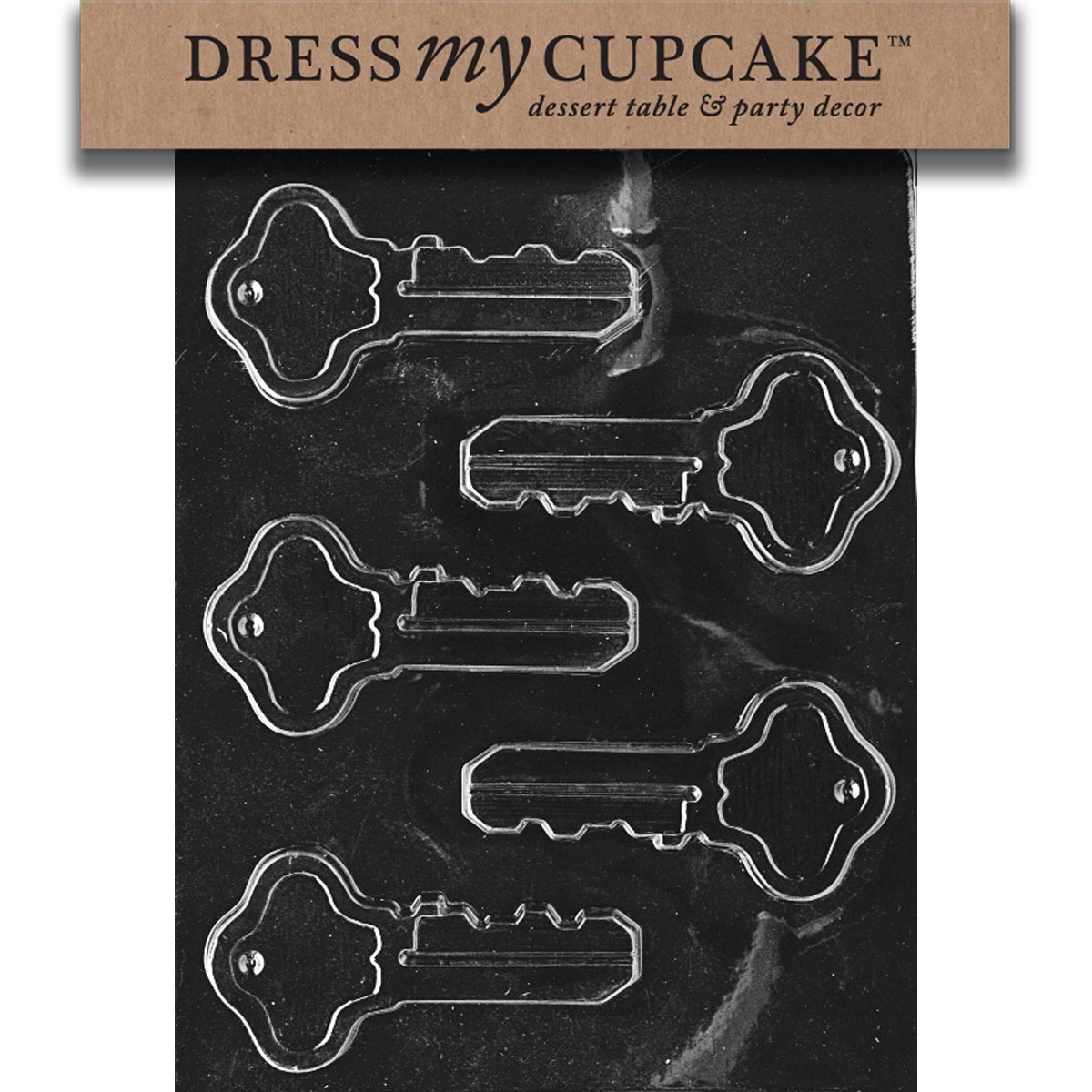 Dress My Cupcake Chocolate Candy Mold, Keys free image download