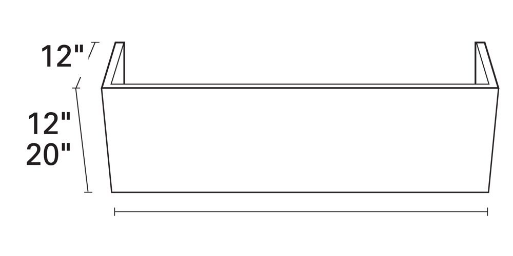 Air King SFT3612 12-Inch by 36-Inch Professional Range Hood Soffits ...