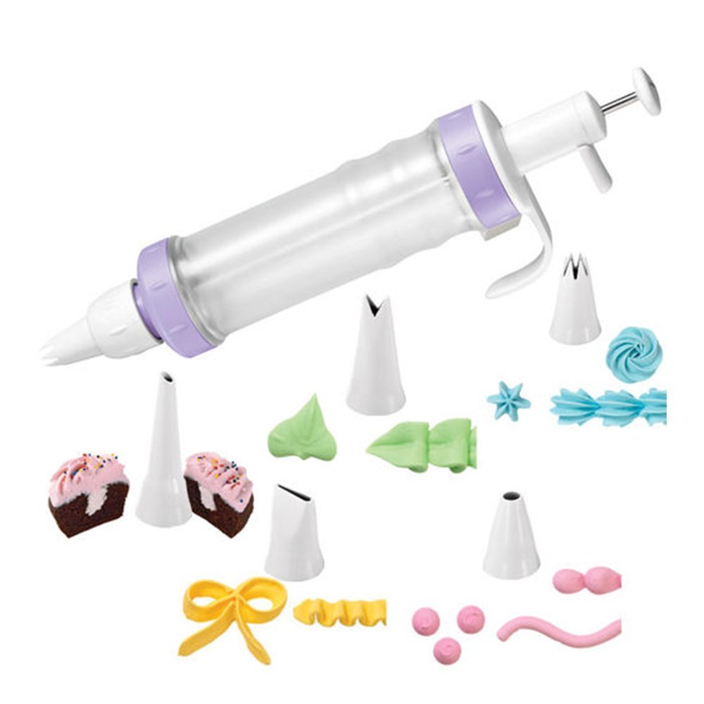 Dessert Decorator Plus Includes 5 Different Tips - Create flowers ...