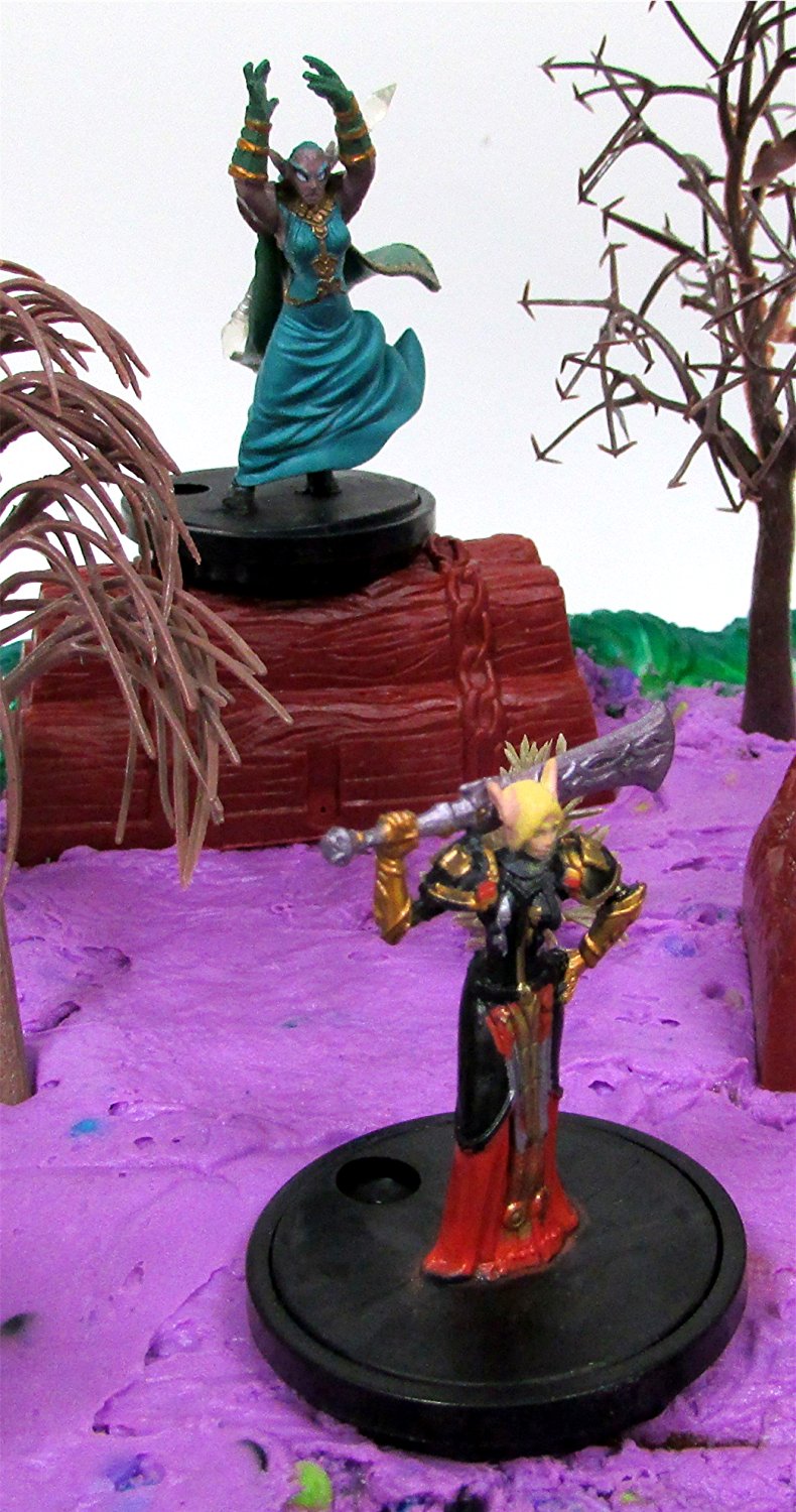 15 Piece WORLD OF WARCRAFT Birthday Cake Topper Set Featuring RANDOM ...