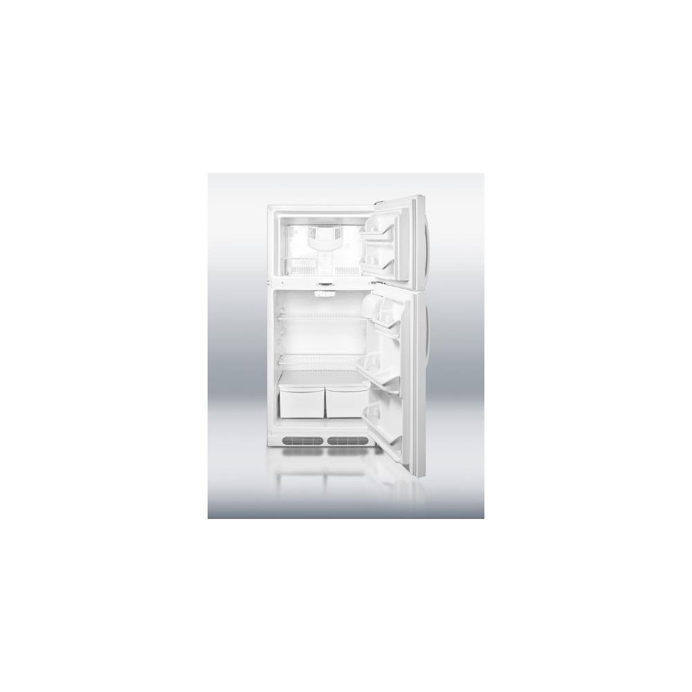 SUMMIT 14.8 Cu.Ft. Refrigerator-Freezer W/ Dual Combination Lock By CT ...