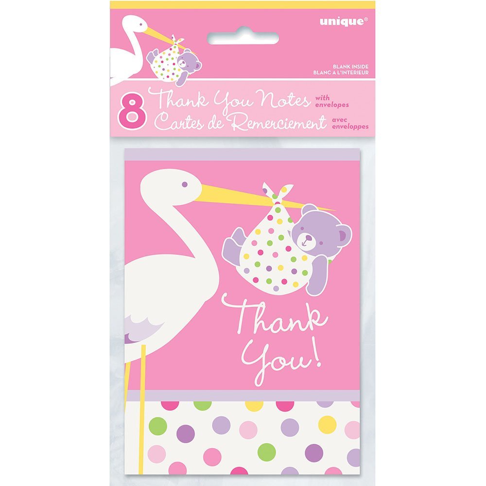 Pink Stork Girl Baby Shower Cupcake Kit for 24 N7 free image download
