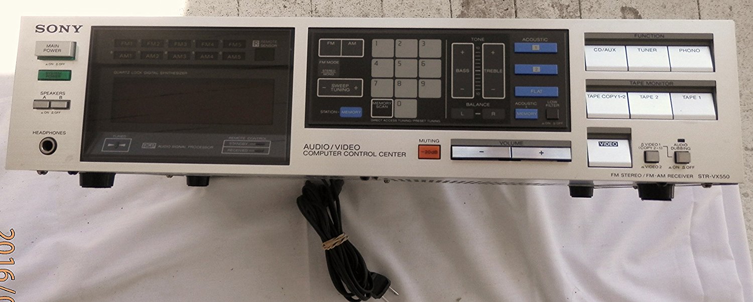Sony Model No STR-VX550 FM Stereo/FM-AM Receiver N3 free image download