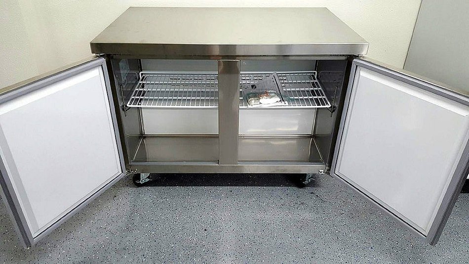 48" Refrigerator Undercounter Commercial Restaurant Double Door - 11.9 ...